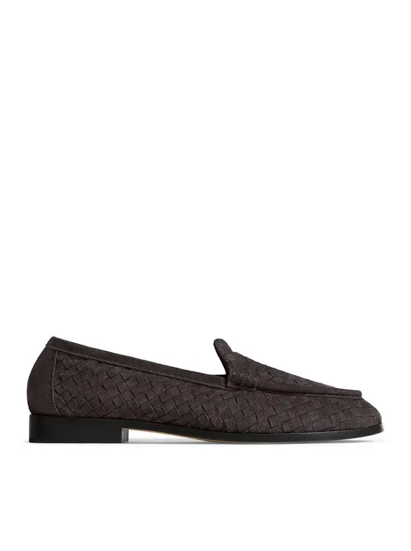 Bottega Veneta Silenzio Suede Loafers - Multicolor