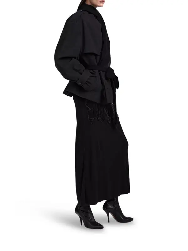 MAISON MARGIELA Short Draped Trench Coat