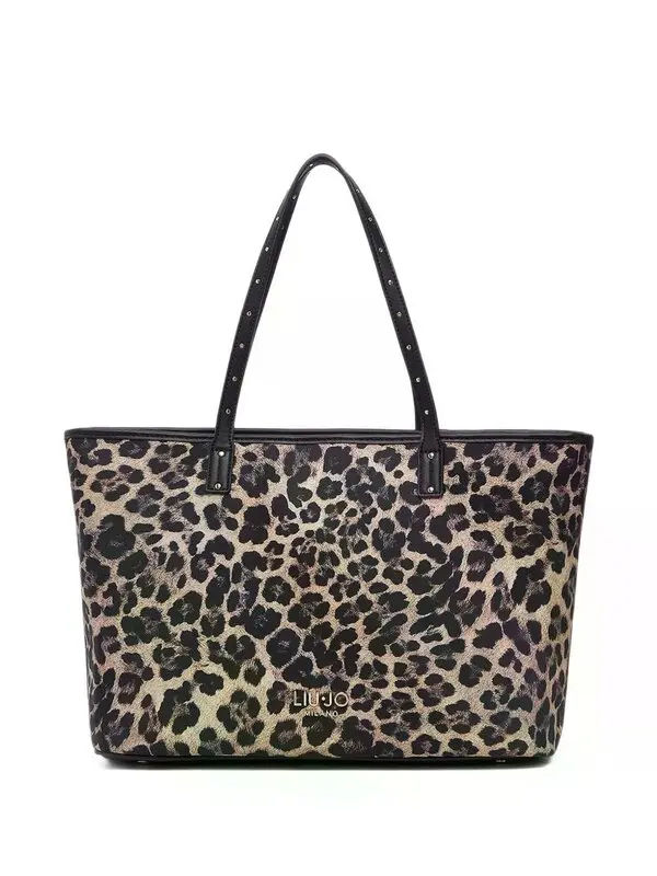 Liu Jo Bag Tote Medium Animal-print - Neutrals