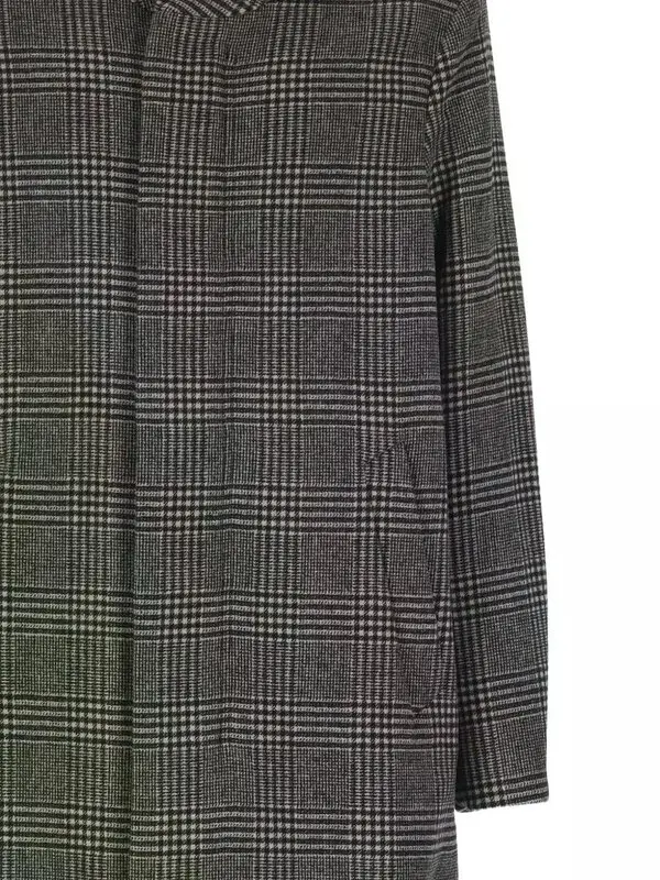 Peuterey Mouton Chp Check-pattern Hooded Coat