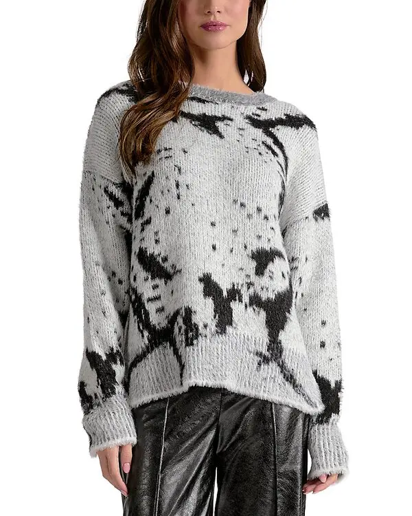 Elan Cheetah Crewneck Sweater - Python