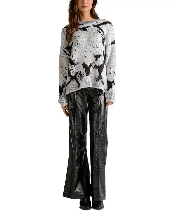 Elan Cheetah Crewneck Sweater - Python