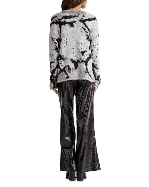 Elan Cheetah Crewneck Sweater - Python