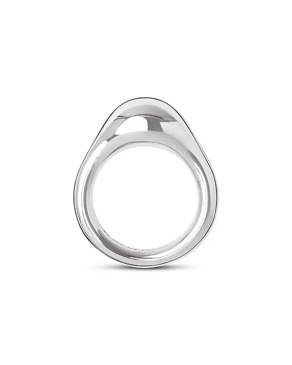 LIÉ STUDIO Chloe Sculptural Band Ring - Silver