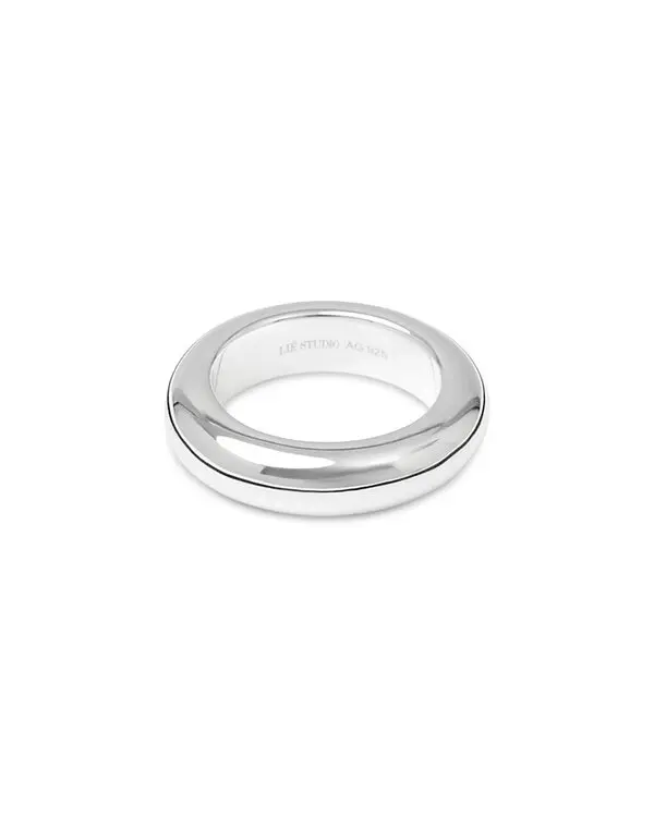 LIÉ STUDIO Evie Band Ring - Silver