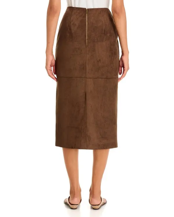 A.REN A. Ren Clove Seamed Midi Skirt