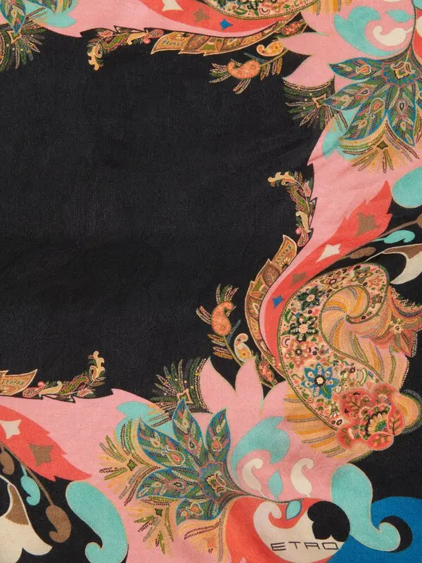 Etro Fringed Paisley Scarf