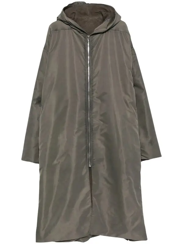 Rick Owens Quilted Polyamide-lined Coat - Grey
