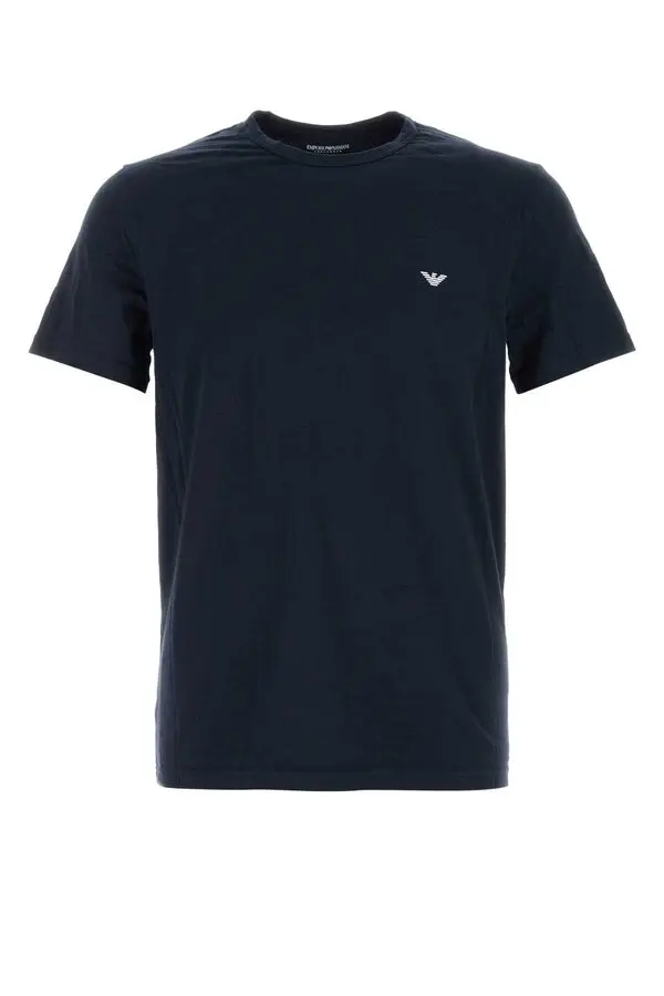 Emporio Armani Two-tone Stretch Cotton T-shirt Set