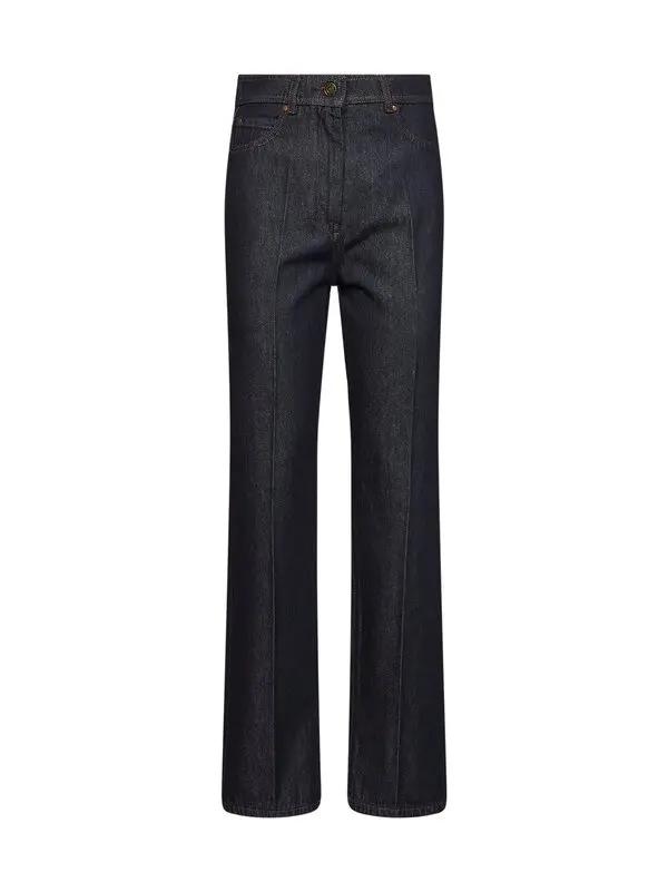 Max Mara Midnight Blue Mxmabbono Barrel-leg Jeans