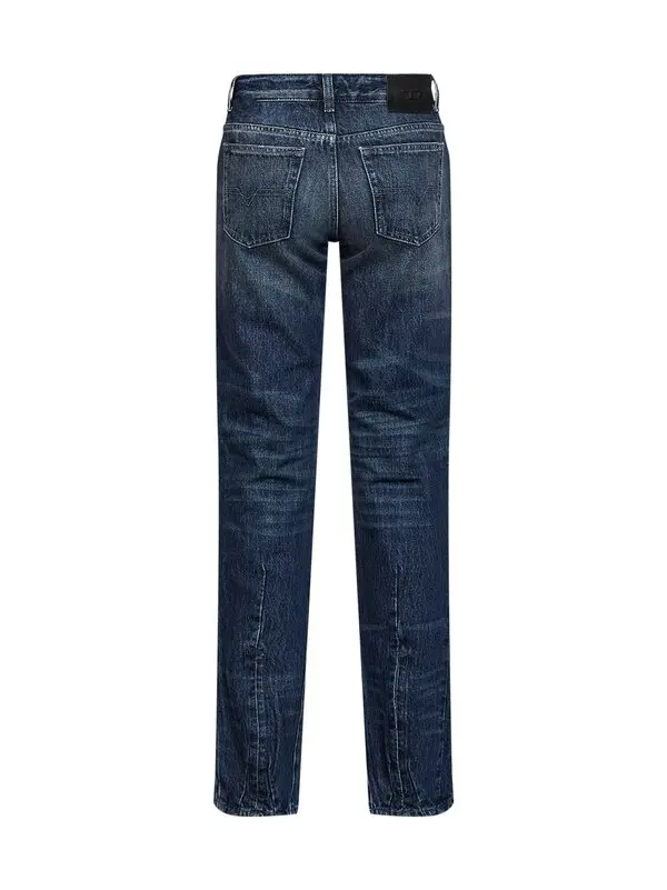 DIESEL® Blue Denim D-liet-fsj1 Regular Mid-rise Jeans