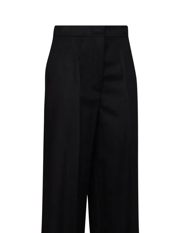 Max Mara Black Wool Mstmarengo Culotte Trousers