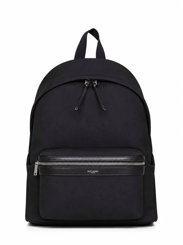Saint Laurent Black City Backpack - Multicolor