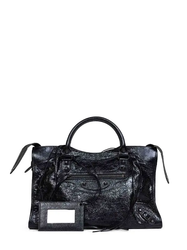 Balenciaga Black Le City Medium Bag Handbag