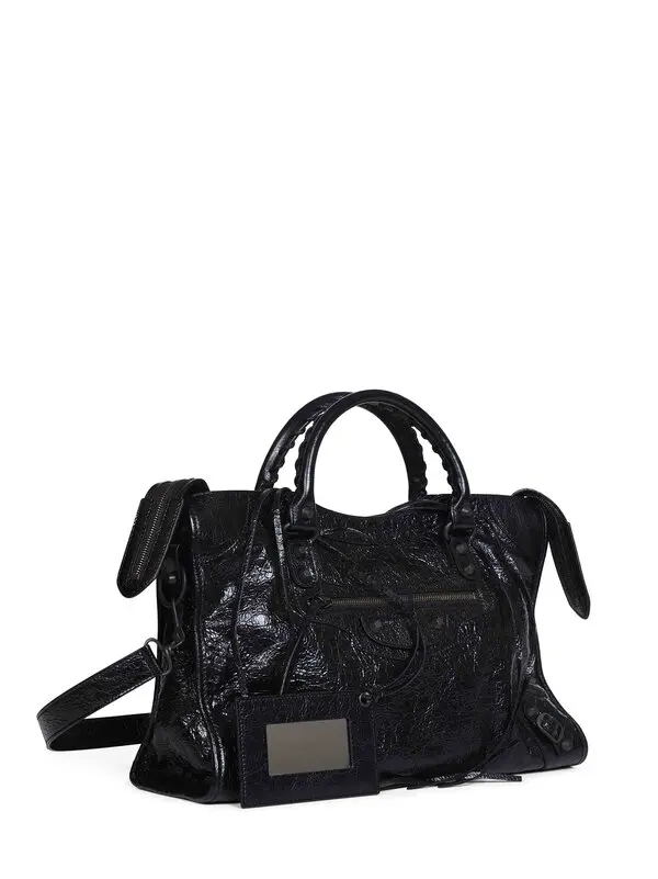 Balenciaga Black Le City Medium Bag Handbag