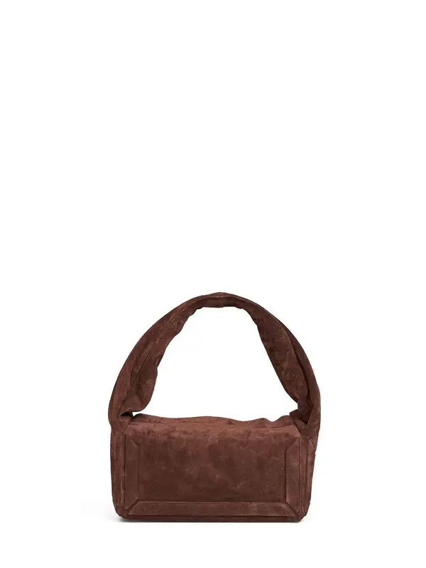 MAISON MARGIELA Brown Box Bag East West Small Shoulder Bag