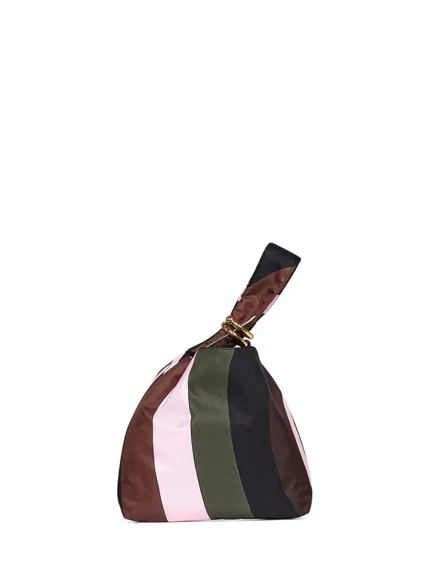 Emilio Pucci Khaki And Pink Emilio Printed Pouch