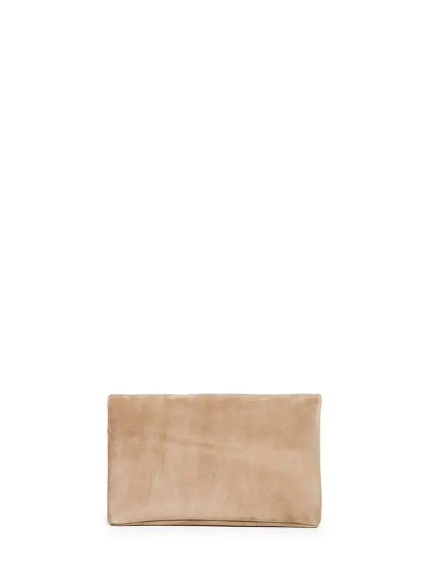 Saint Laurent Light Cumin Large Cassandre Envelope Clutch - Multicolor