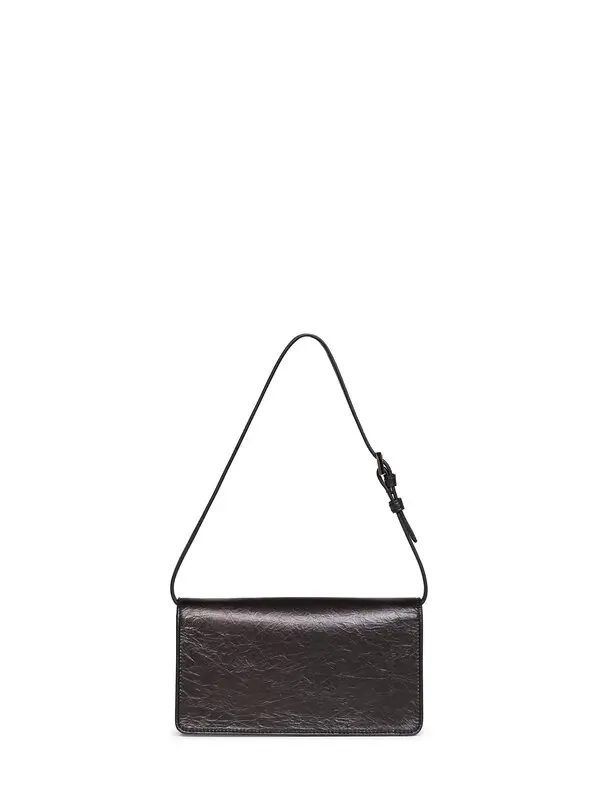 Fendi Black Wallet On Chain Minibag