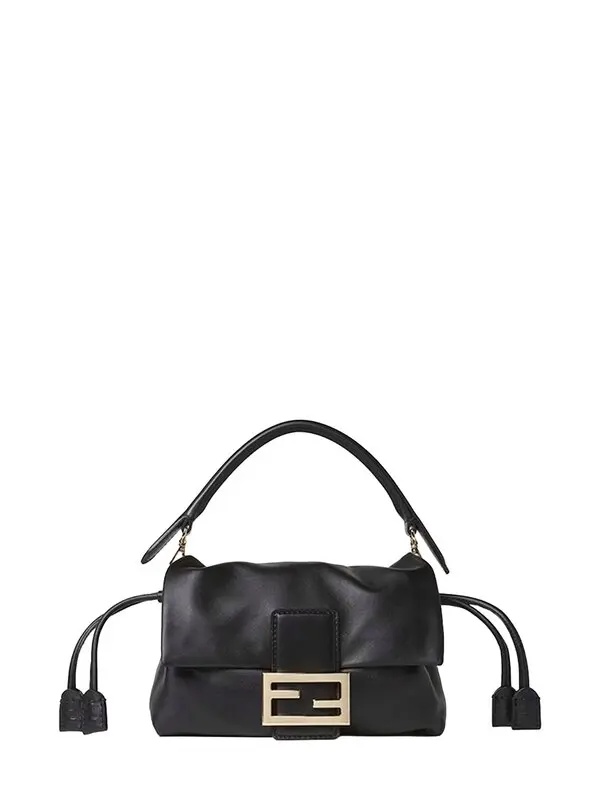 Fendi Black Baguette Soft Small Minibag - Multicolor