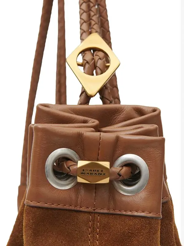 Isabel Marant Étoile Cognac Maia Medium Shoulder Bag - Multicolor
