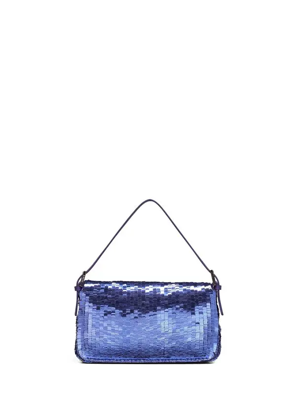 Fendi Purple Baguette 26424 Shoulder Bag