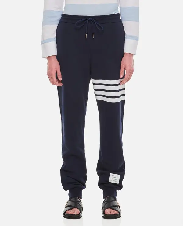 Thom Browne Classic Loopback 4-bar Sweatpants - Navy