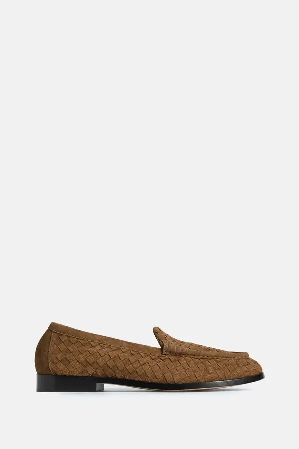 Bottega Veneta Silenzio Suede Loafers