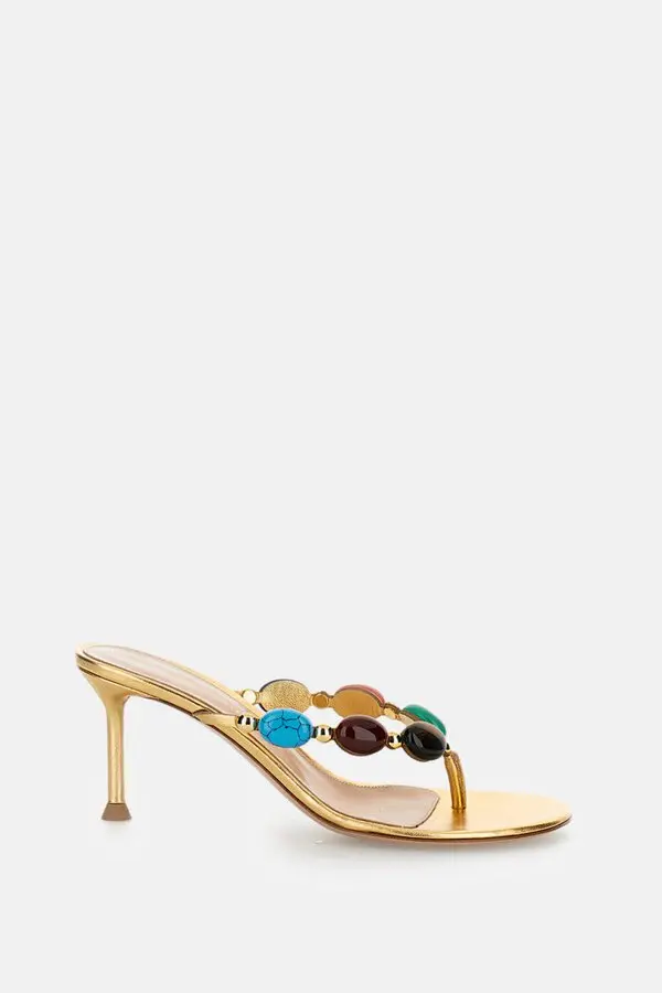 GIANVITO ROSSI Shanti Thong 70 Burma - Multicolor
