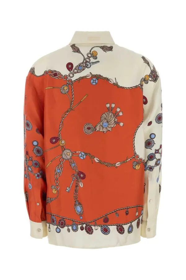Versace Printed Silk Shirt