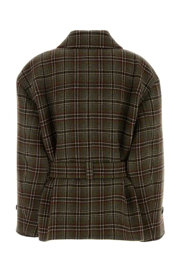 Chloé Embroidered Wool Blend Coat