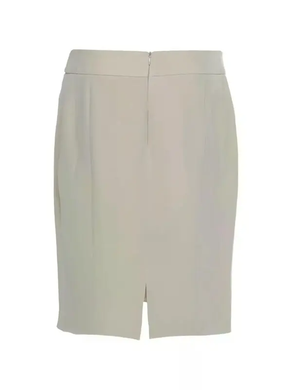 Giorgio Armani Crepe Pencil Short Skirt