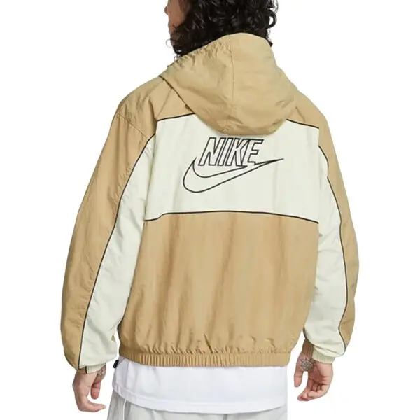 Nike Club Hooded Jacket 'parachute Beige Light Khaki