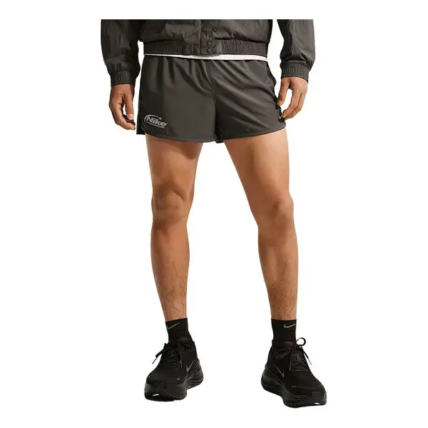 Nike Dri-fit Brief-lined Running Shorts 'medium Ash - Medium Ash/medium Ash/black