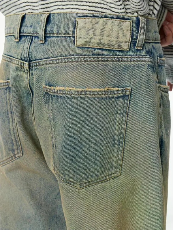 MFPEN Distressed Straight-leg Jeans