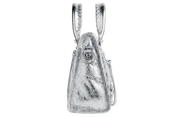 Balenciaga Le City Small Bag Metallized - Silver