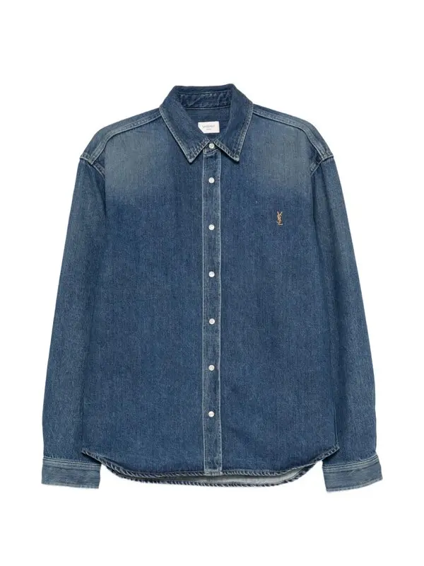 Saint Laurent Denim Cotton Shirt