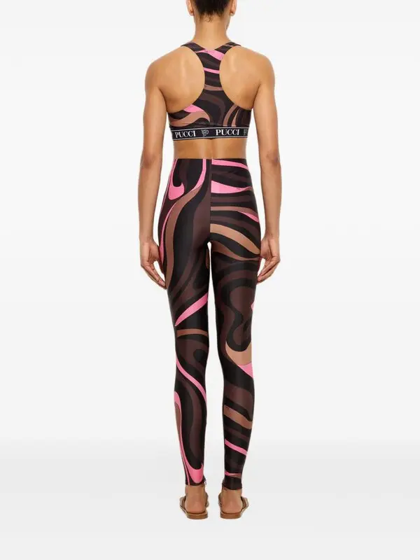 Emilio Pucci Printed Leggings - Multicolor