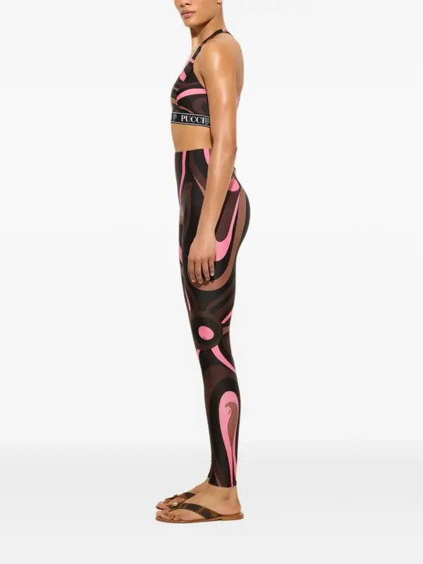 Emilio Pucci Printed Leggings - Multicolor