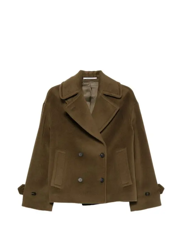 Tagliatore Sheila Wool Double-breasted Coat - Multicolor