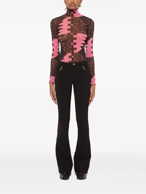 Emilio Pucci Printed High-neck Top