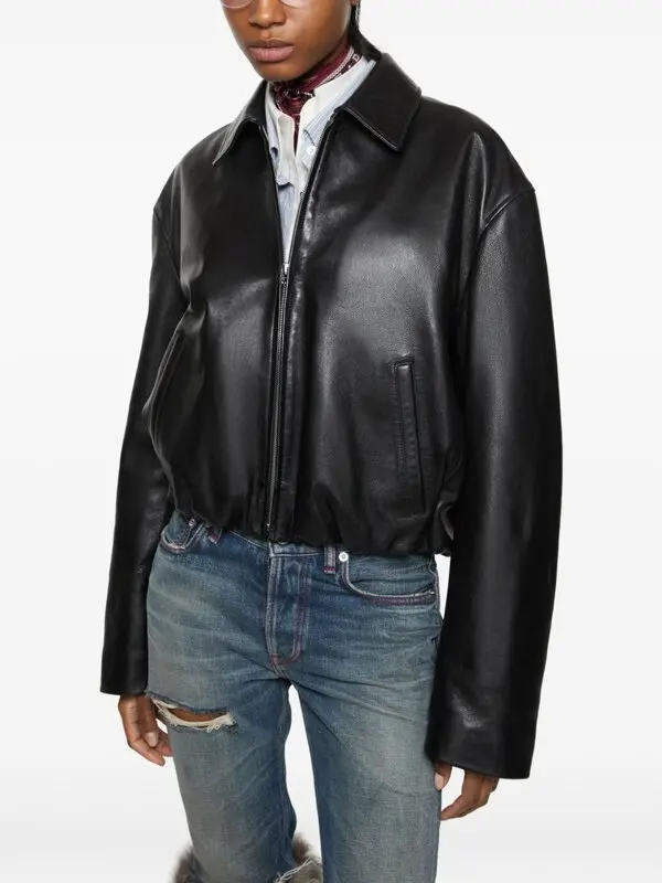 Acne Studios Leather Biker Jacket