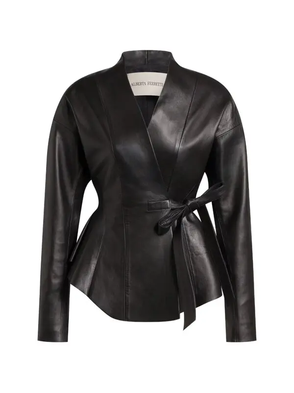 Alberta Ferretti Faux Leather Jacket