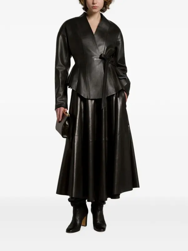 Alberta Ferretti Faux Leather Jacket