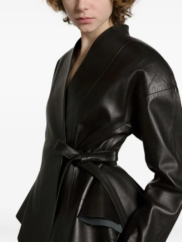Alberta Ferretti Faux Leather Jacket
