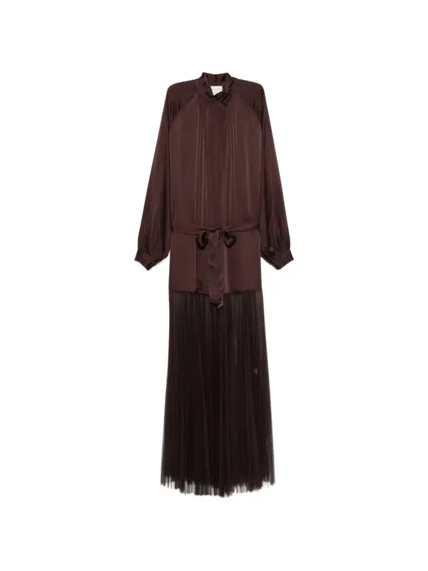 FORTE_FORTE Silk Long Dress
