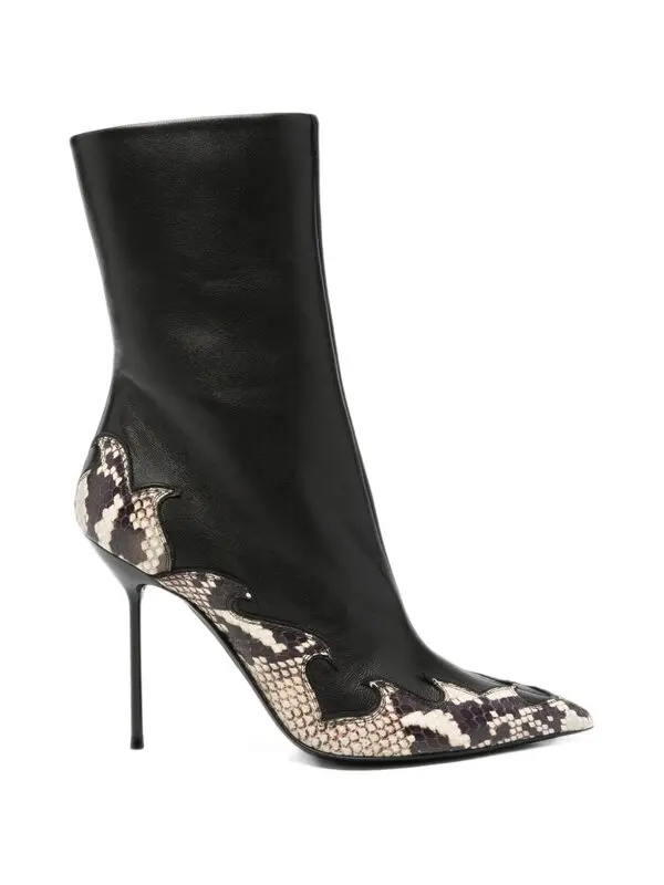 Paris Texas Lidia Queen Of Hearts Leather Boots
