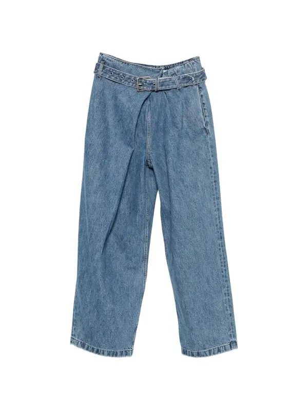 Loewe Draped Denim Jeans