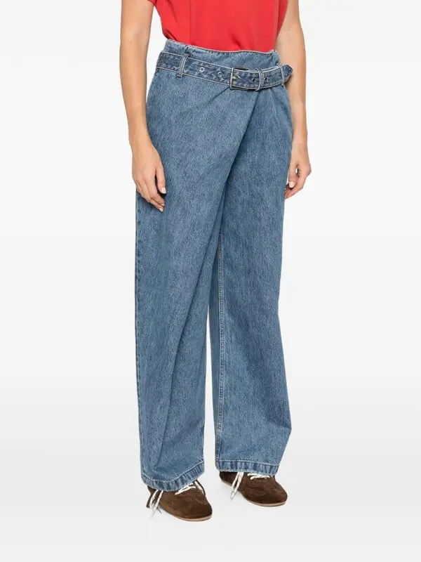Loewe Draped Denim Jeans