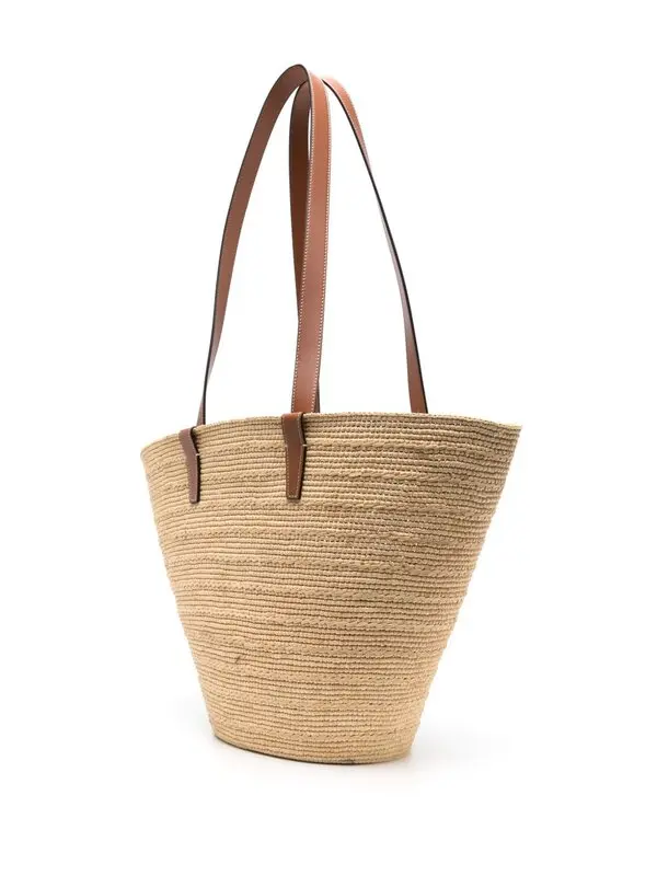 Celine Panier Medium Rafia Tote